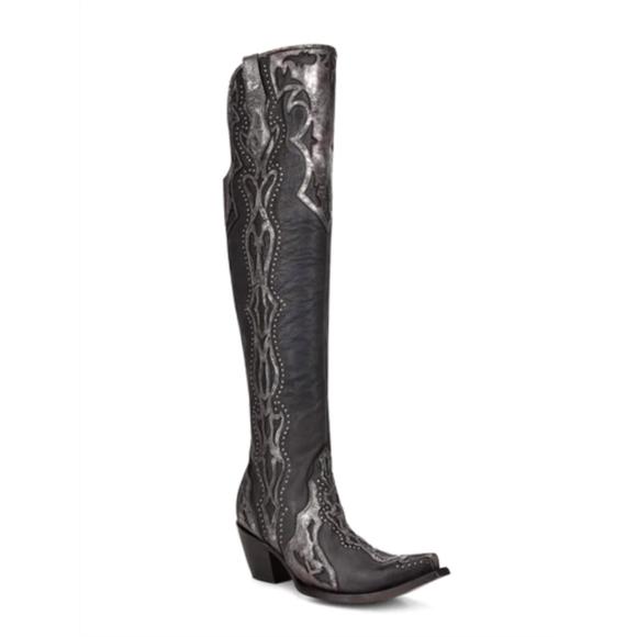 Corral | Shoes | New Corral Womens Overlay Tall Top Western Boots In ...
